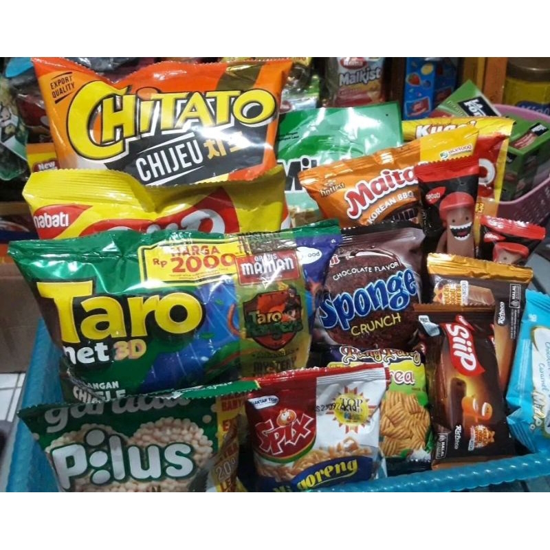 Jual PILIH 1 SNACK BESAR + 1* SEROK SNACK KECIL | Shopee Indonesia