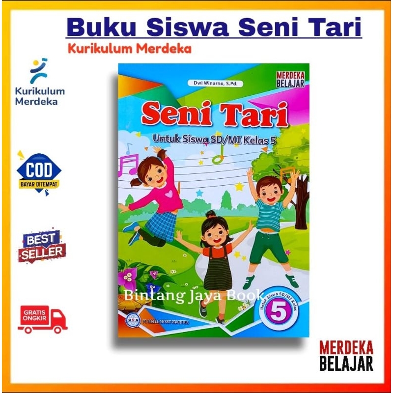 Jual Buku Siswa Seni Tari Kelas 5 SD/MI Kurikulum Merdeka | Shopee Indonesia