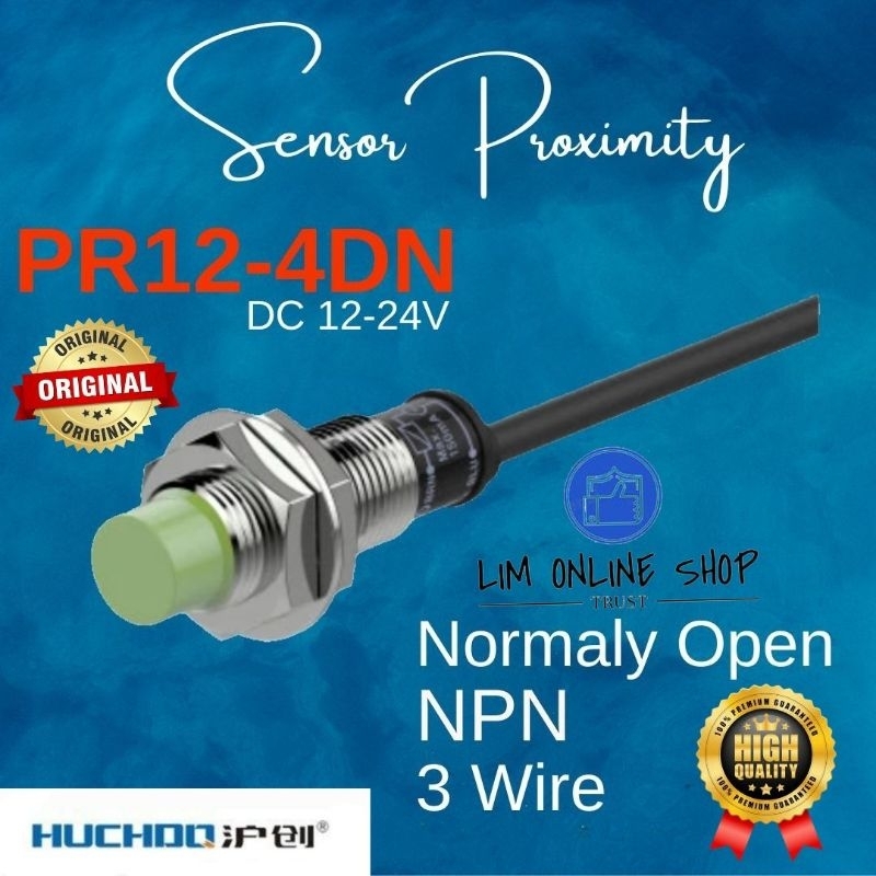 Jual SENSOR PROXIMITY PR12-4DN INDUCTIVE NPN NO DC 12-24V DIAMETER 12MM | Shopee Indonesia