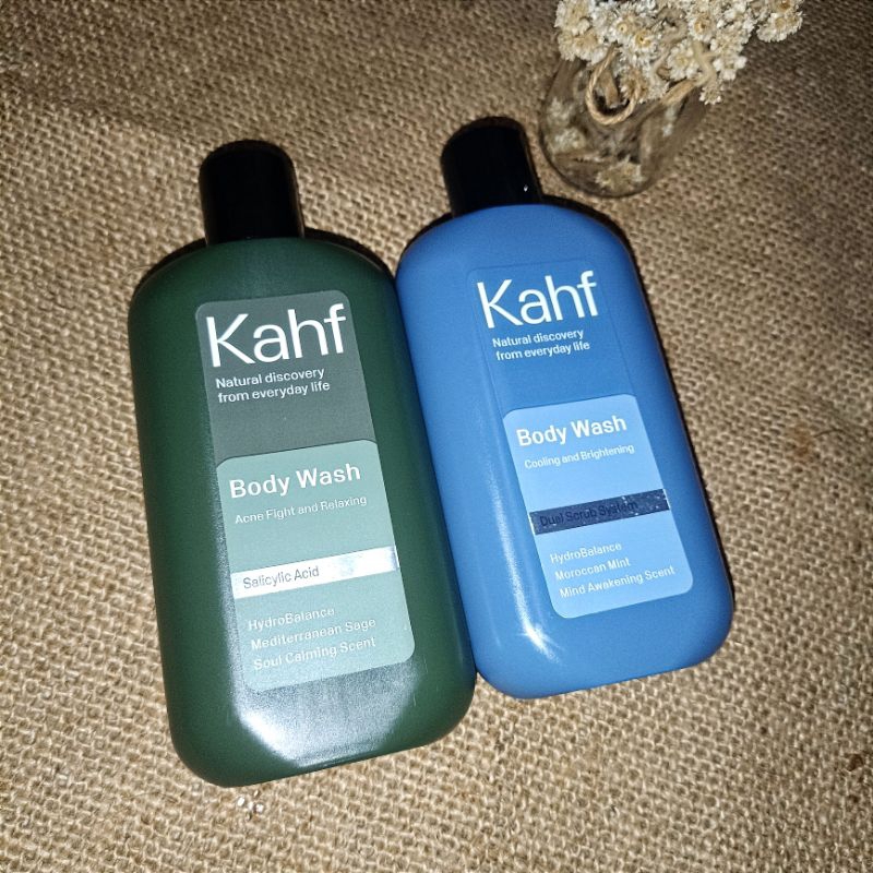Jual Kahf Brightening and Cooling Body Wash 200 ml - Kahf Acne Fight ...