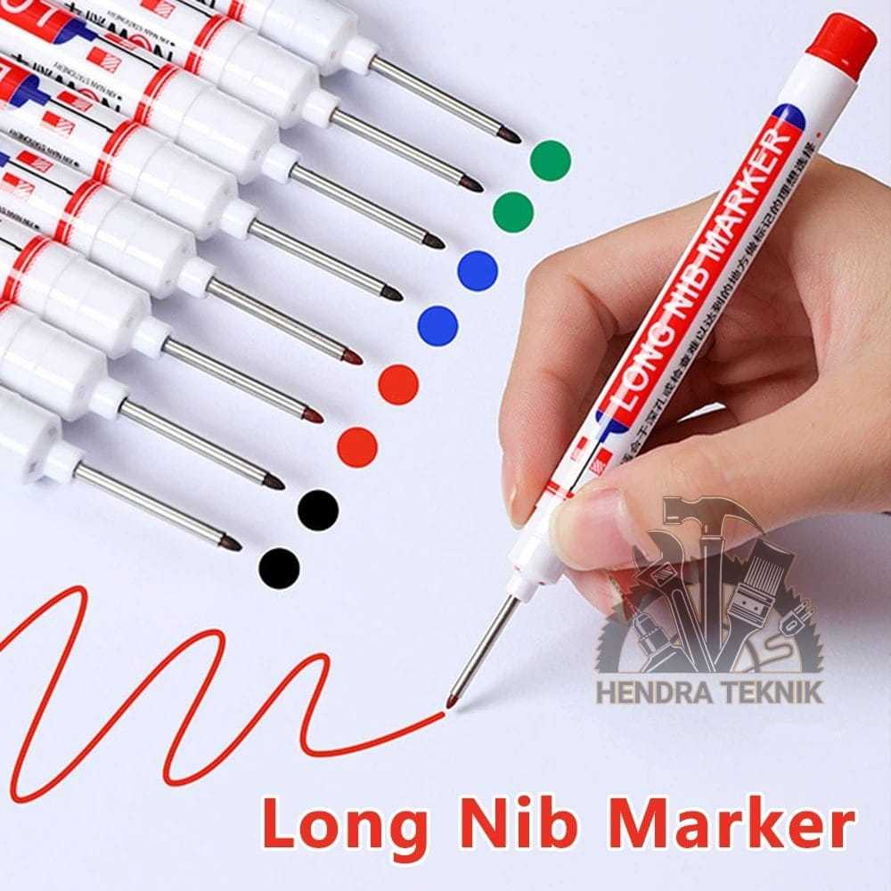 Jual SPIDOL TUKANG PERMANEN ALAT TULIS PENANDA PULPEN KEPALA PANJANG ...