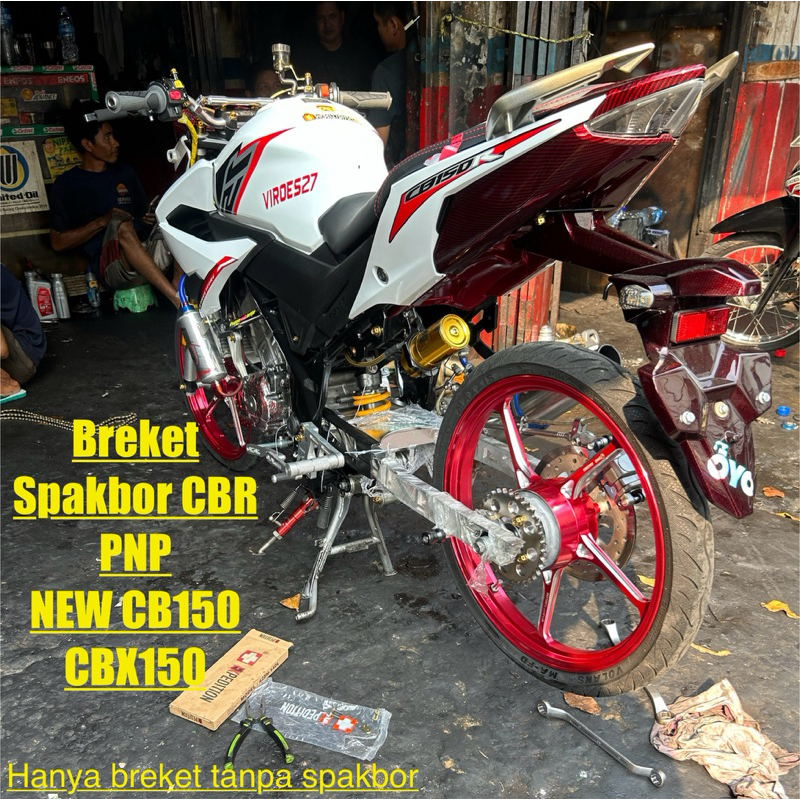 Jual BREKET SPAKBOR CBR 150R PNP NEW CB150R CBX150 | Shopee Indonesia