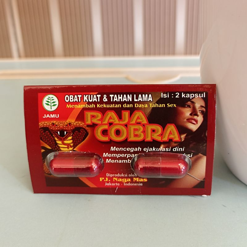Jual KAPSUL RAJA COBRA KAPSUL VITALITAS PRIA DEWASA (1 SACHET) OBAT KUAT OBAT TAHAN LAMA NUTRISI ...