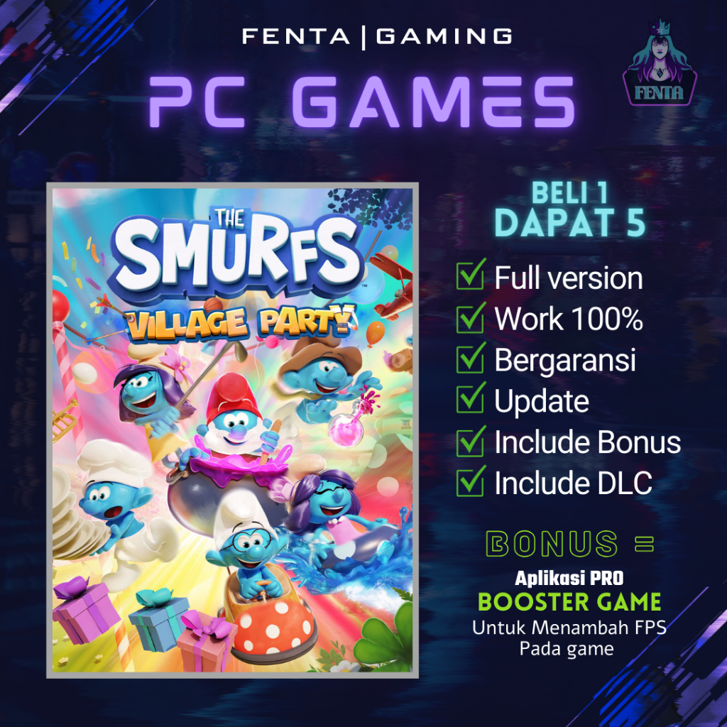 Jual THE SMURFS VILLAGE PARTY - GAME PC - GAME LAPTOP | Shopee Indonesia