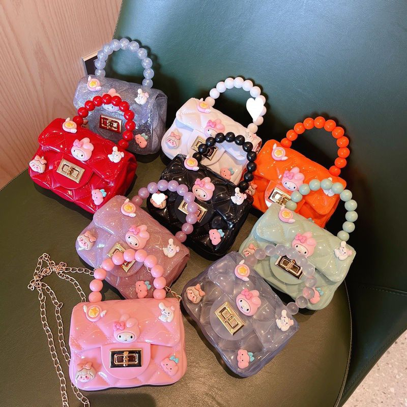 Jual Tas Jelly Glossy Mini T101 Rubber Bag Korea Import Real Pict / Tas ...