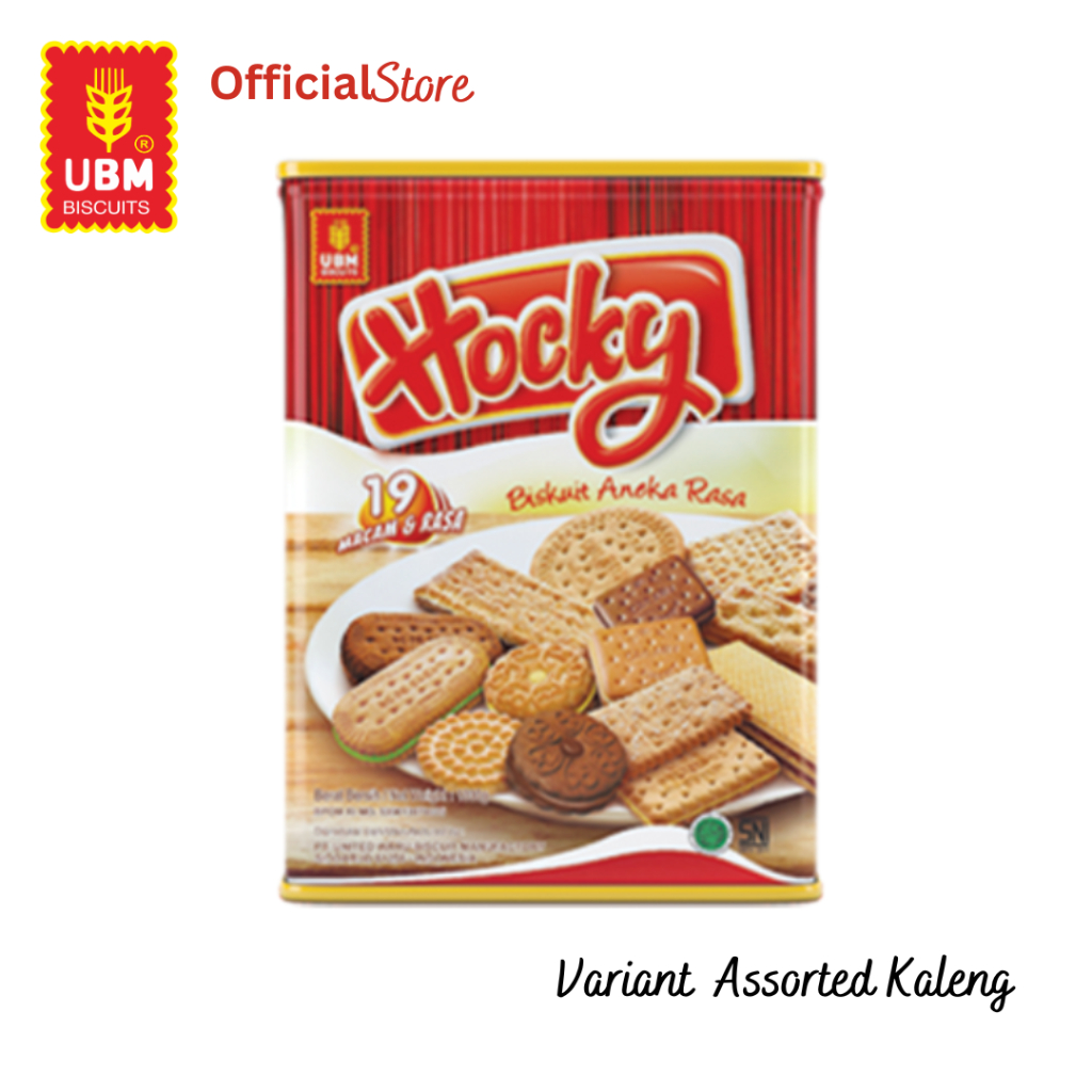 Jual UBM Biscuit Hocky Assorted 700g | Shopee Indonesia