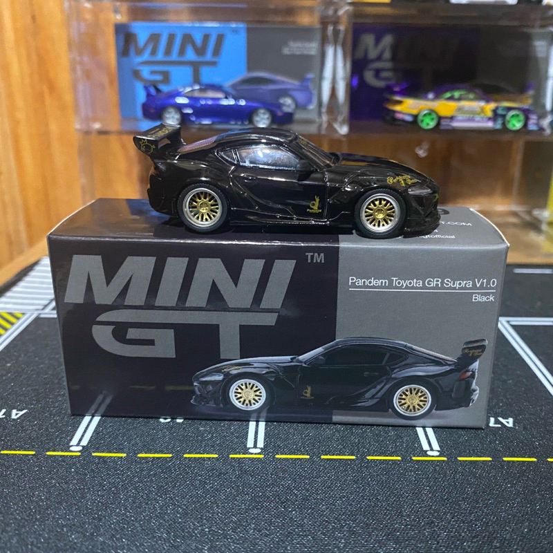 Jual Mini GT Minigt Pandem Toyota GR Supra V1.0 Black Hitam | Shopee ...