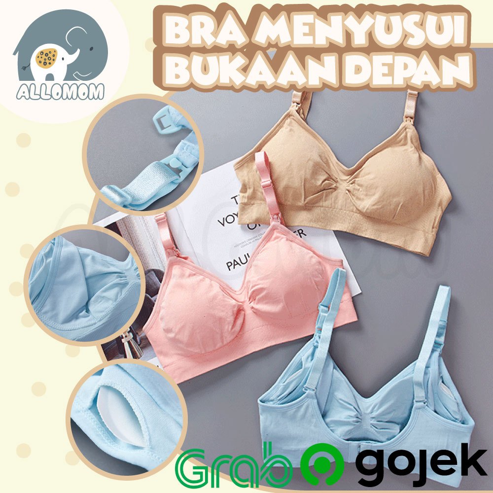 Jual Bra Menyusui Kancing Depan Pakaian Dalam Wanita Ibu Hamil Tanpa ...