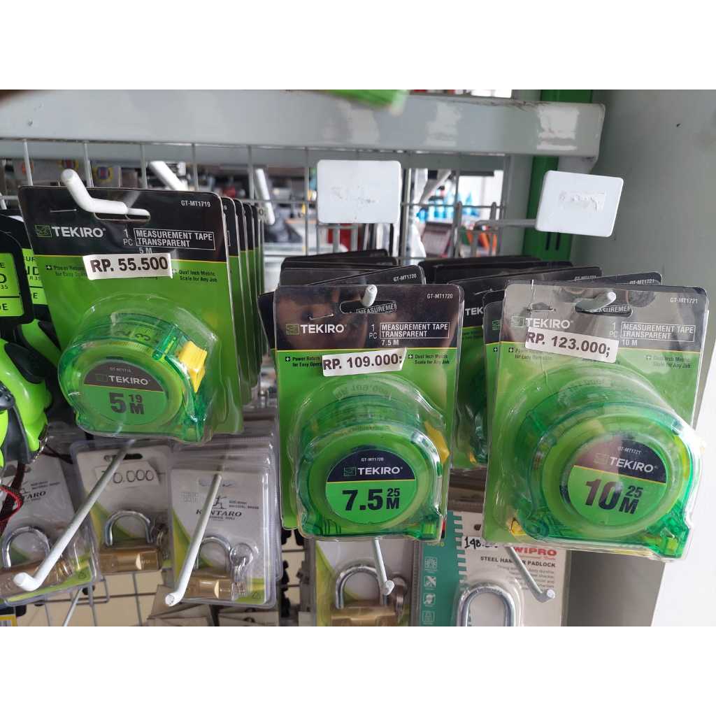 Jual Meteran Tekiro/measurement Tape/ meteran 5,7.5,10M | Shopee Indonesia