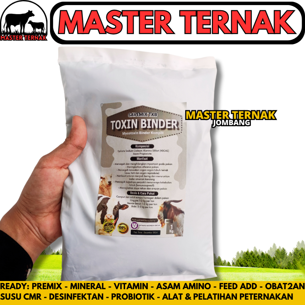 Jual TOXIN BINDER PAKAN 1 KG SAVEMIX - Mencegah dan menghilangkan ...