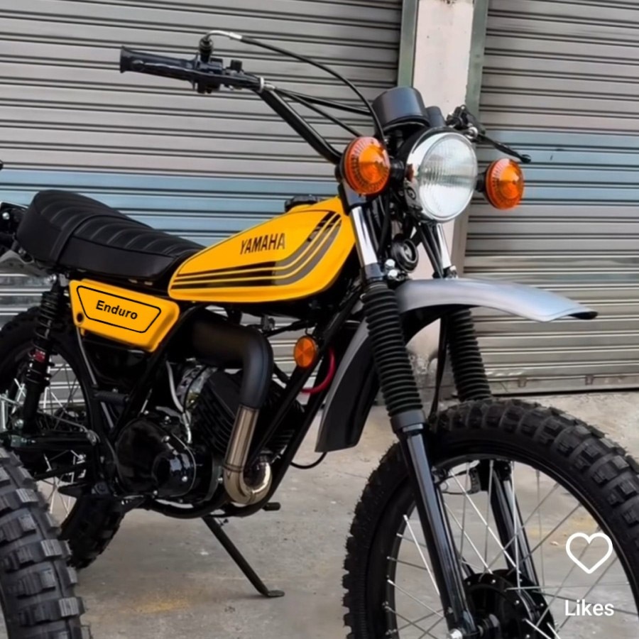 Jual Sticker Decal Yamaha DT Custom III | Shopee Indonesia