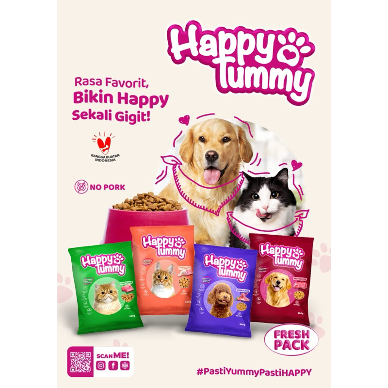Jual Makanan kucing Happy Tummy Adult 800Gr | Shopee Indonesia