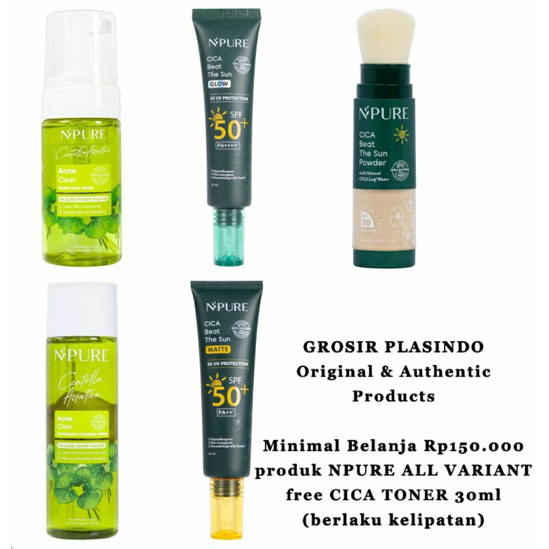 Jual [DIJAMIN ORIGINAL] [ CICA CLEAR PAD ] NPURE ALL VARIANT / NPURE ...
