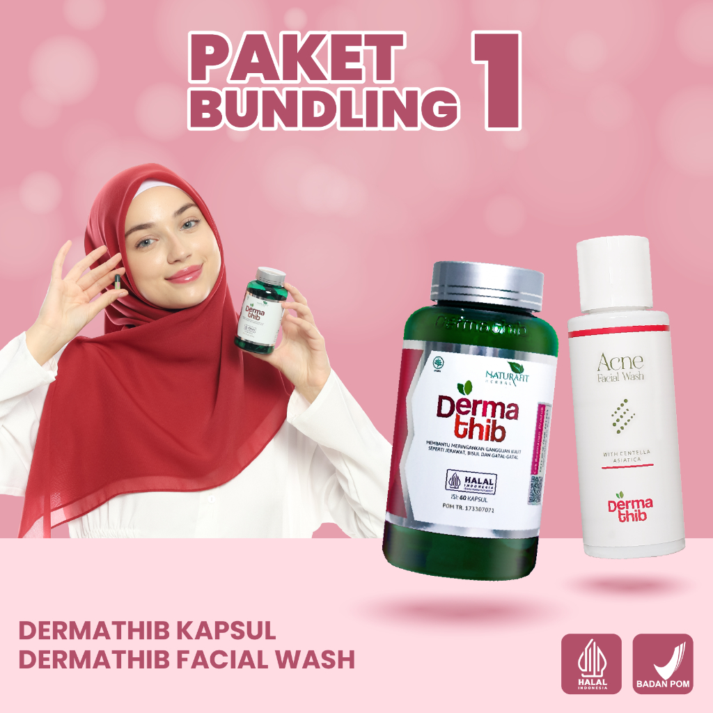 Jual Dermathib - Paket Glow Up Series Obat Jerawat dan Acne Facial Wash ...