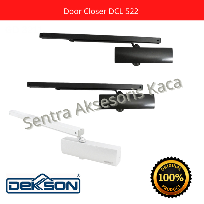Jual Door Closer DCL 522 Dekson Sliding Arm | Shopee Indonesia