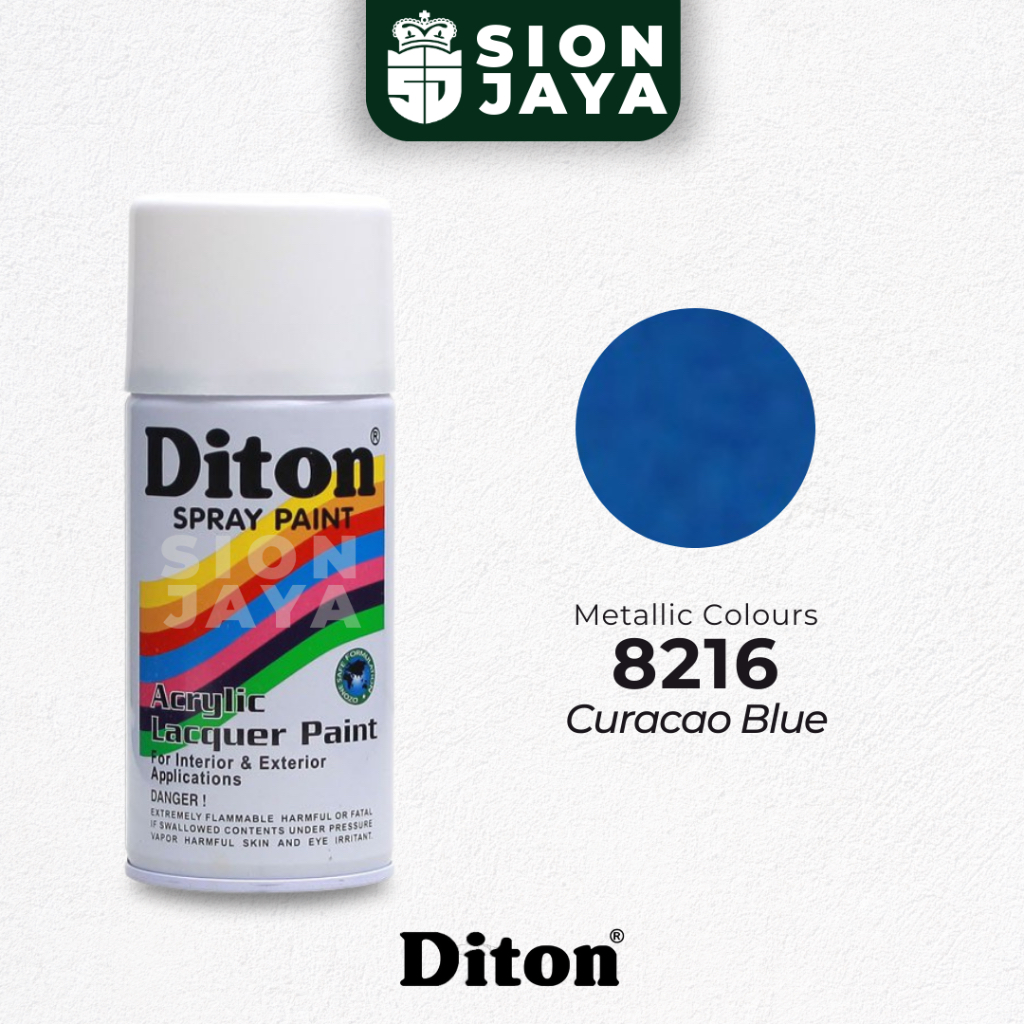 Jual Pilox / Pylox / Cat Semprot Diton 300ml Biru Metallic Metalik 8216 ...