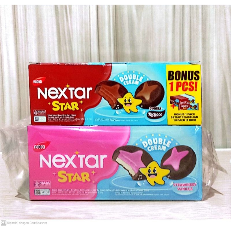 Jual NABATI Nextar Star Double Cream Bonus 1 isi 10 | Shopee Indonesia
