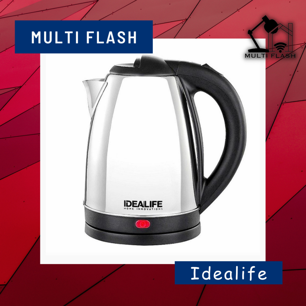 Jual IDEALIFE Kettle Listrik 1,8 Liter Low Watt IL-110 - Pemanas Air ...