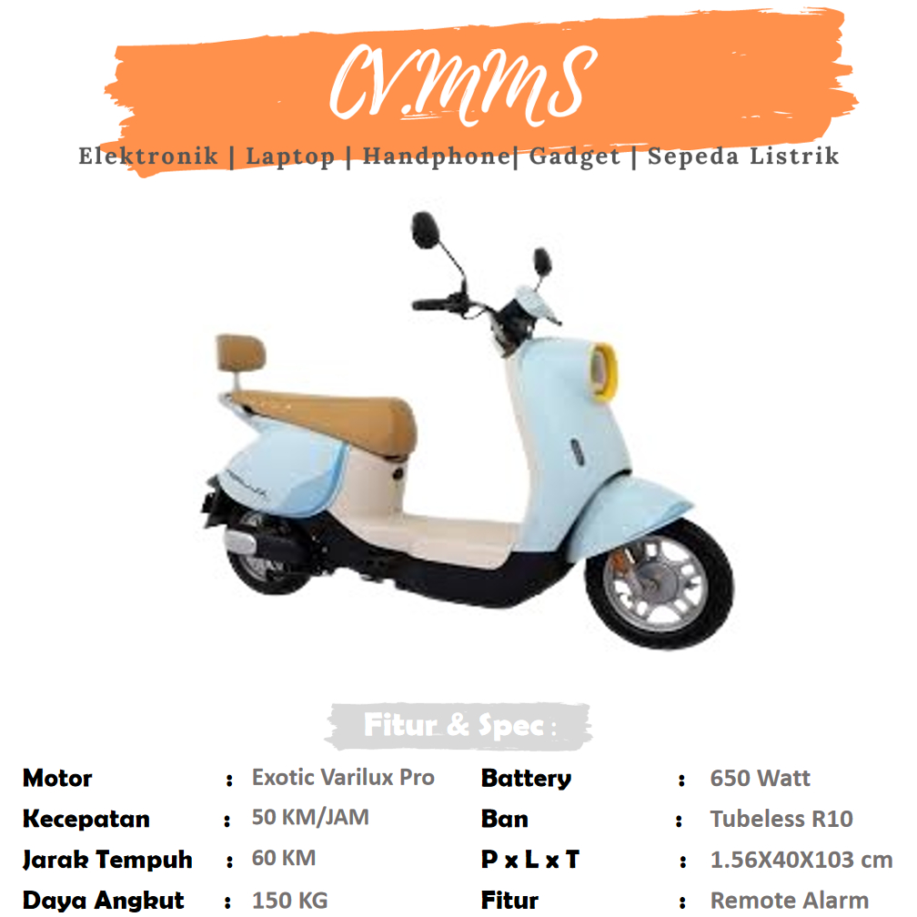Jual Sepeda Listrik Exotic Varilux Pro /Varilux LX / Varilux SR Baterai ...