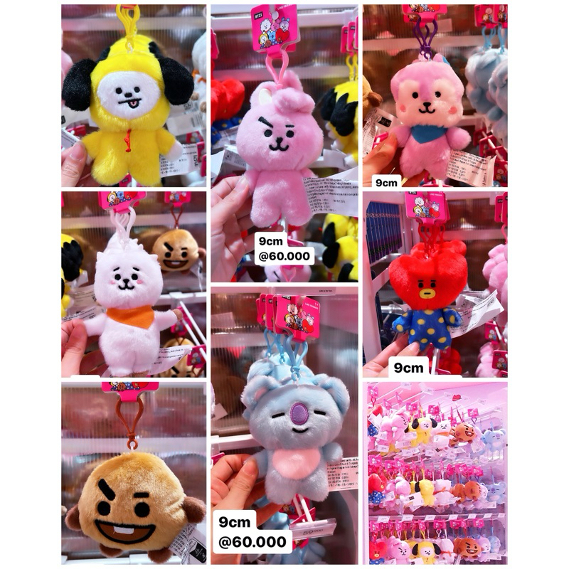 Jual BT21 with Miniso Gantunga Kunci | BTS x Miniso Keychain KOYA , RJ , SHOOKY , MANG , CHIMMY ...