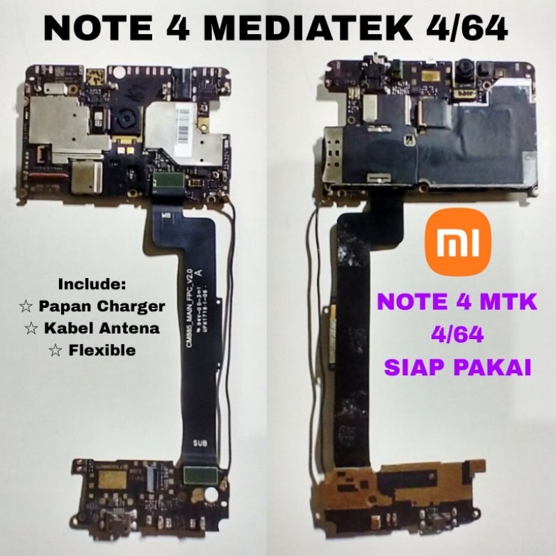 Jual mesin redmi note 4 mtk mediatek aka nikel 4/64 perawan normal siap pakai | Shopee Indonesia