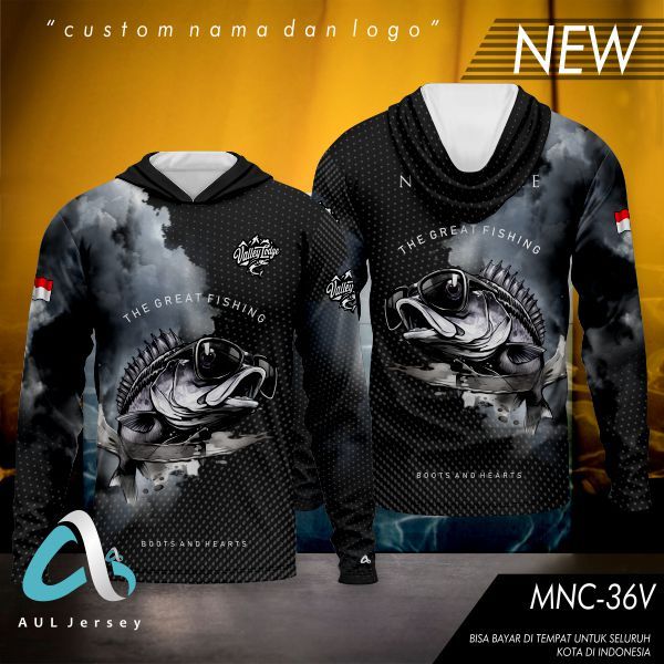 Jual COSTUM TSHIRTS JERSEY MANCING PREMIUM AUL FISHING KUPLUK LENGAN ...
