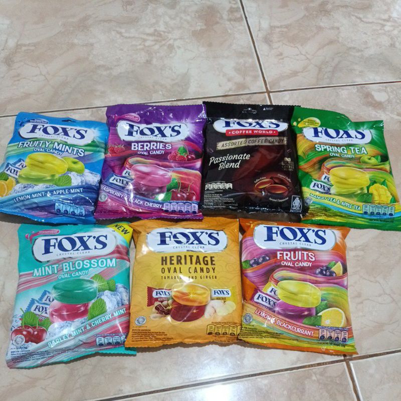 Jual Permen fox's 125g 1 karton isi 24pcs | Shopee Indonesia