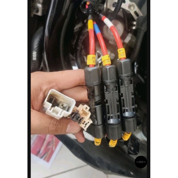Jual KODE I66D COD Socket Mc4 Connector Spul Aerox Lexi Soket Konektor ...