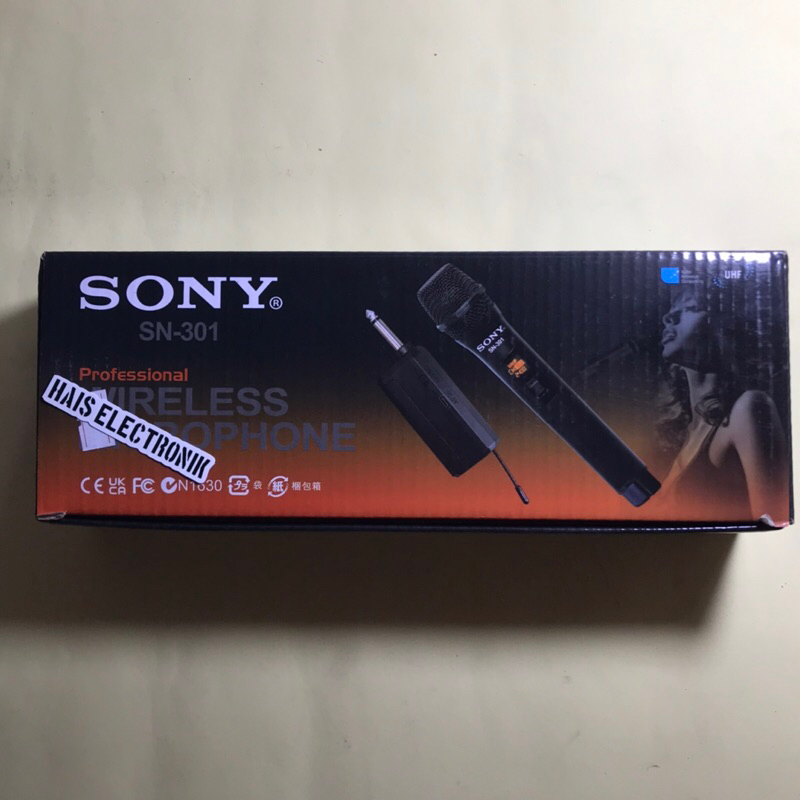Jual mic wireless sony sn-301 Mikrofon Microphone | Shopee Indonesia