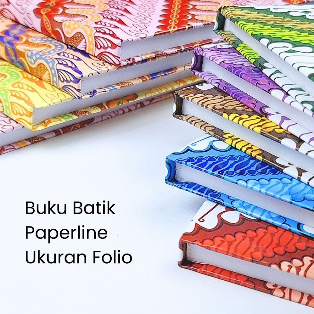 Jual PAPERLINE BUKU BATIK FOLIO 100 lembar HARDCOVER MOTIF TERBARU ...