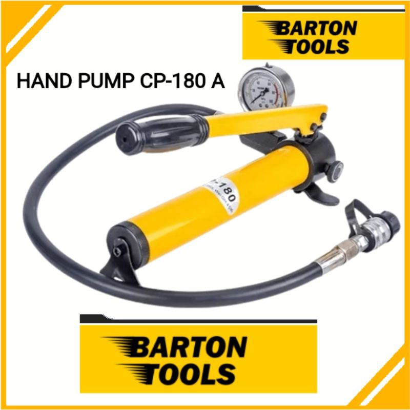 Jual Hydraulic Pump Presure Gauge CP-180A Pompa Hidrolik Manual 400CC Barton | Shopee Indonesia