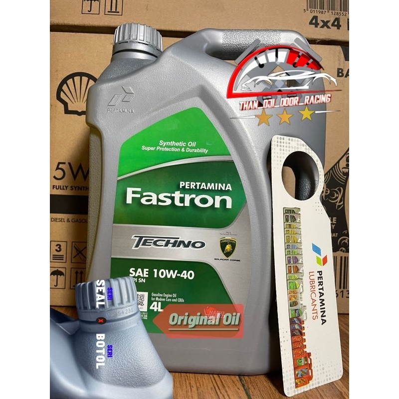 Jual Oli Fastron Techno 10W-40 SAE API SN 4L original | Shopee Indonesia