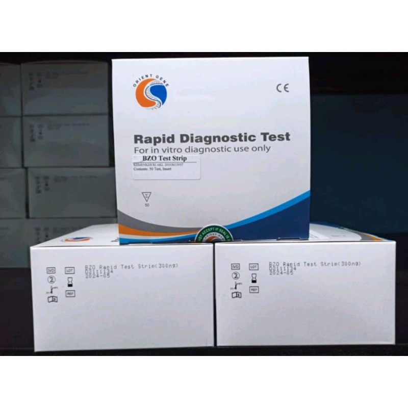 Jual BZO Orient Gene Strip Isi 50 test Rapid Test Drug | Shopee Indonesia