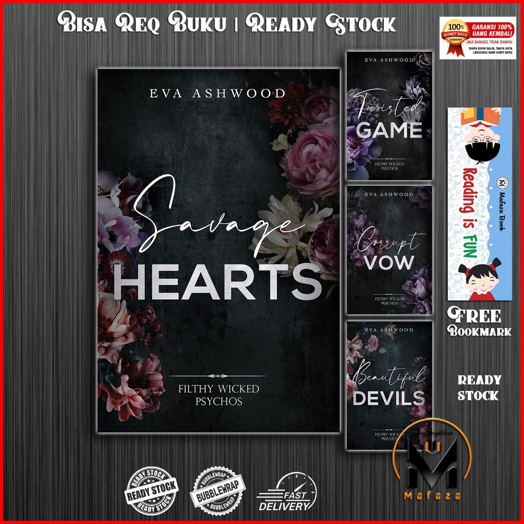 Jual Twisted Game | Beautiful Devils | Corrupt Vow | Savage Hearts by Eva Ashwood (English ...