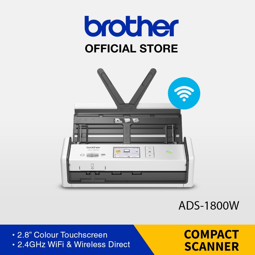 Jual Scanner Brother ADS-1800W ADS 1800W Portable Document Scanner ...