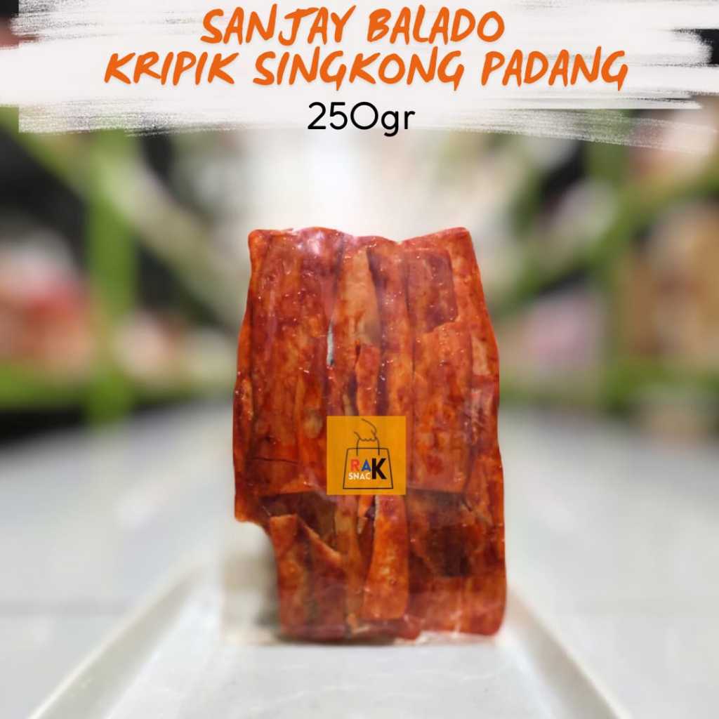 Jual Kripik Singkong Padang Sanjay Balado 250gr Cemilan Keripik | Snack ...