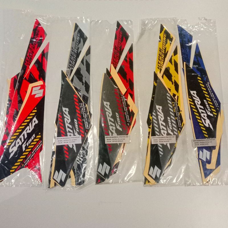 Jual Stiker Striping Sticker Suzuki Satria F 150 New 2018 List Les Body ...