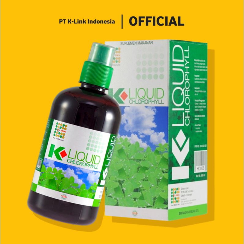 Jual Klink Klorofil Clorofil 500ml Chlorophyll Asli Chlorophyl Original ...