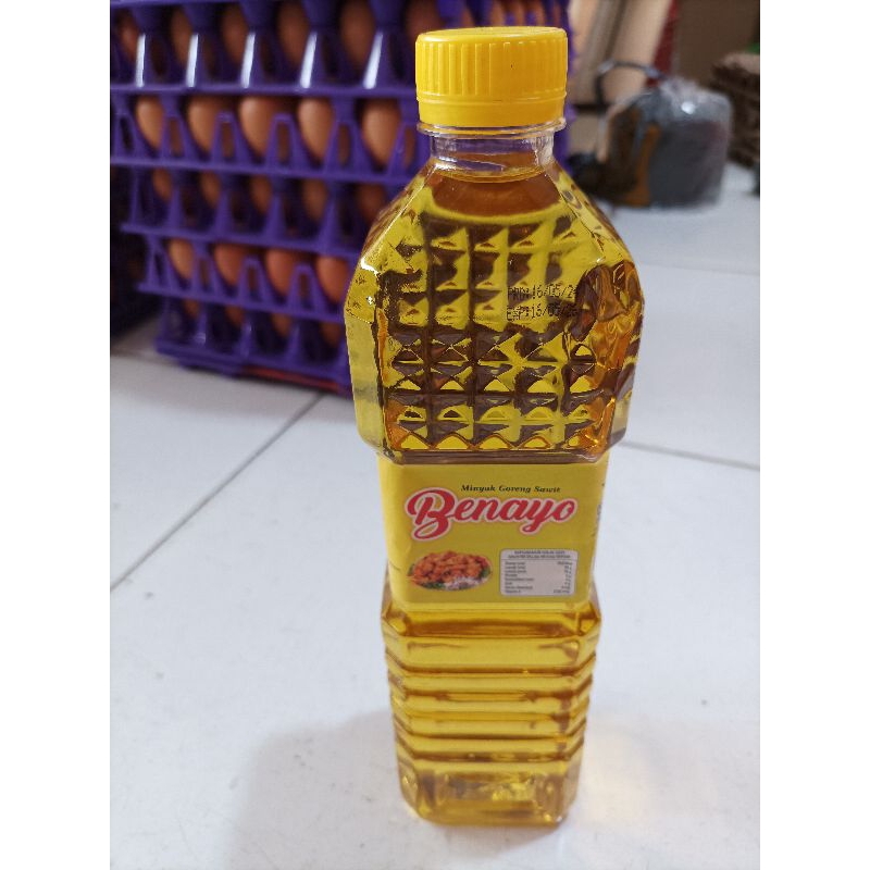 Jual minyak goreng botol / minyak sayur / minyak sawit BENAYO @800ml ...