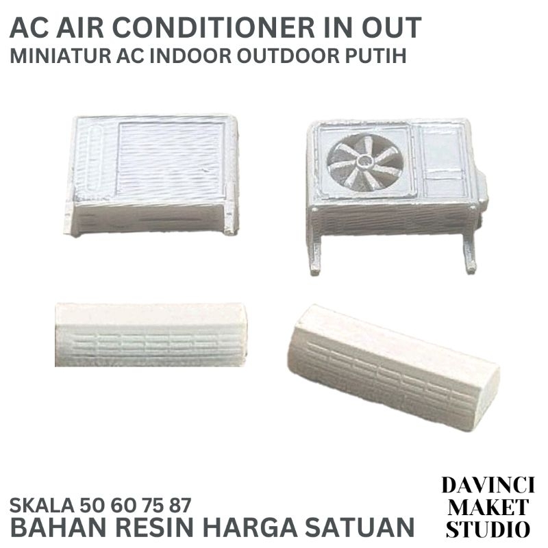 Jual (64) Miniatur AC Ruangan Mini Kecil Indoor Outdoor Skala 64 - Air ...