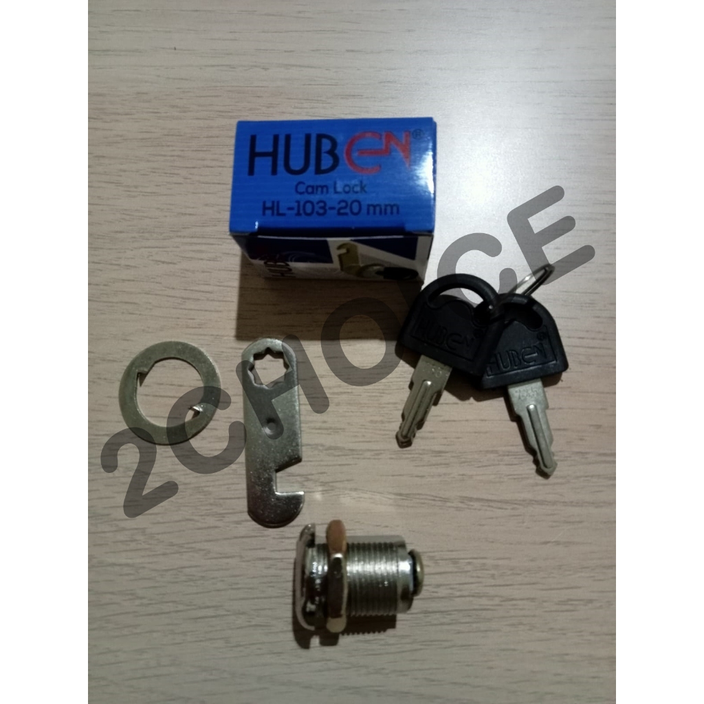 Jual kunci camlock huben hl103-20/ kunci loker / kunci laci hl 103-20mm | Shopee Indonesia