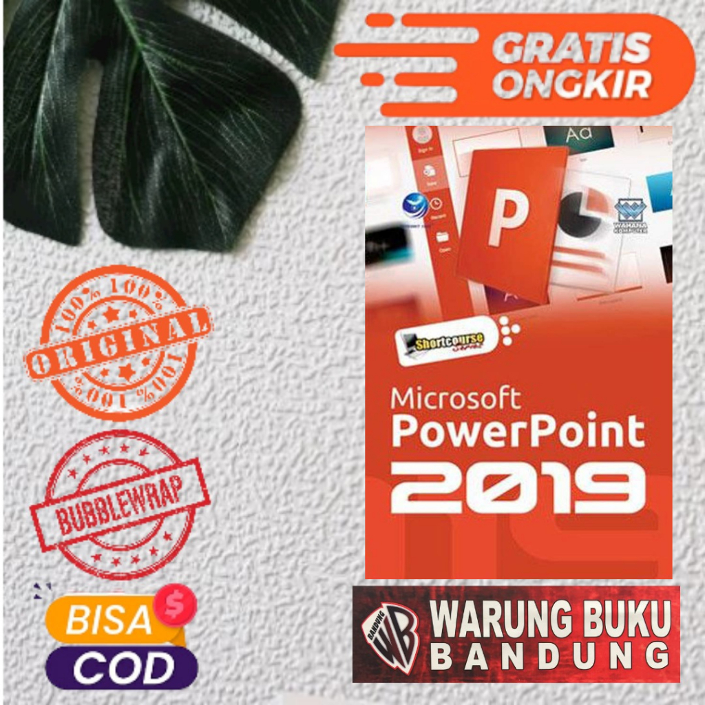 Jual Buku Shortcource Series: Microsoft Powerpoint 2019 - Wahana Komputer | Shopee Indonesia