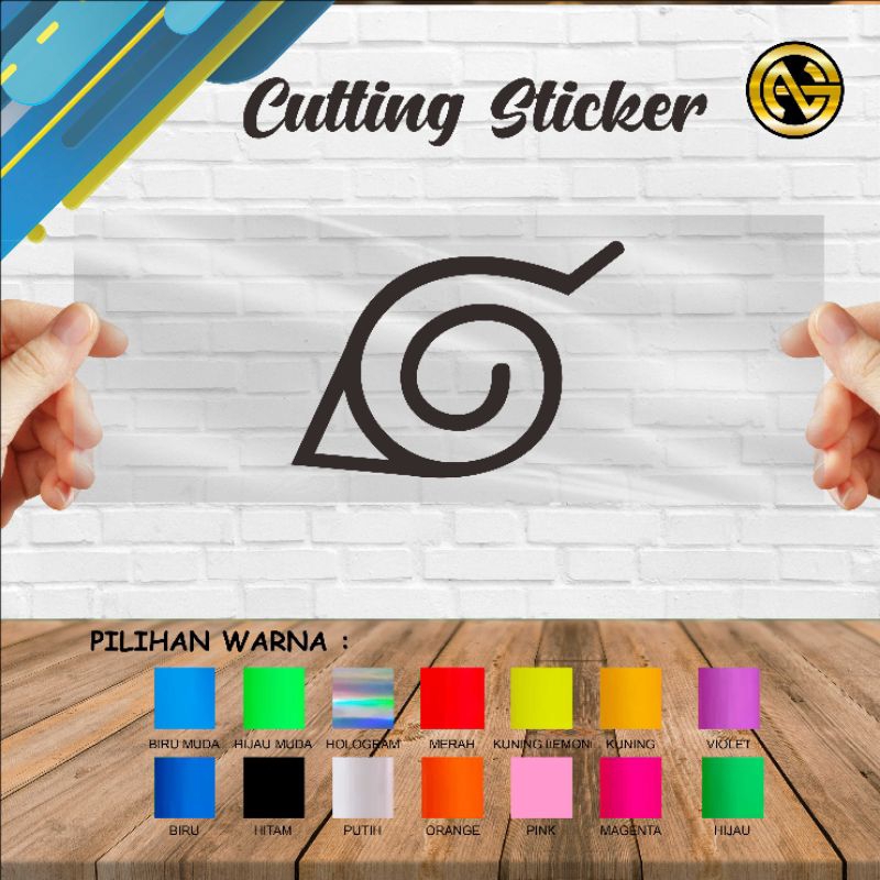 Jual Cutting Sticker lambang desa konoha | Shopee Indonesia