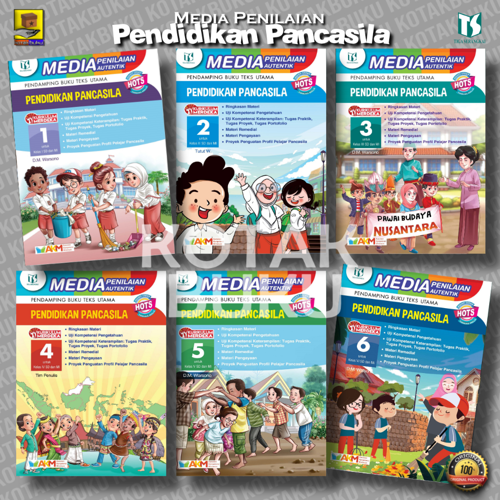 Jual Media Penilaian Pendidikan Pancasila Kelas 1 2 3 4 5 6 SD / PKN SD / PPKN SD / Kurikulum ...