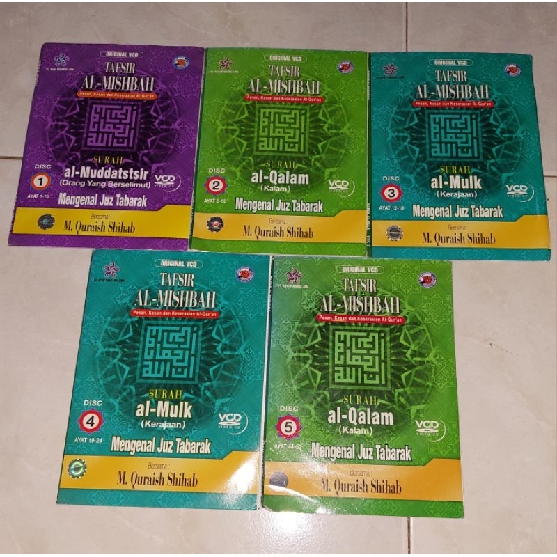 Jual vcd ekonomis original TAFSIR AL-MISHBAH (Pesan, Kesan dan Keserasian Al-Qur'an) | Shopee ...
