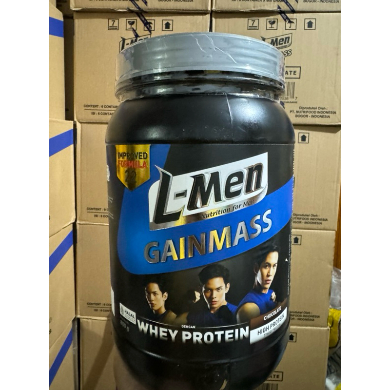 Jual l men gain mass chocolate 800gram/ lmen gain mass | Shopee Indonesia