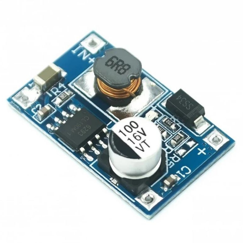 Jual STEP UP Boost Baterai Lithium 18650 3-6V TO 12V 8W Module | Shopee ...