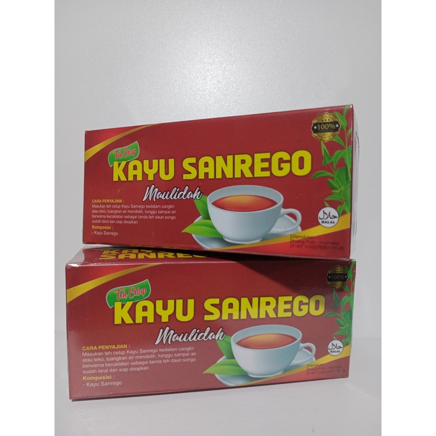Jual Teh celup sanrego 20 sachet/Teh kayu sanrego | Shopee Indonesia