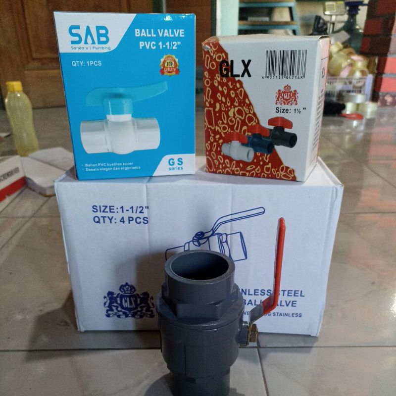 Jual STOP KRAN 1-1/2 inc atau 1.5 inchi | Shopee Indonesia