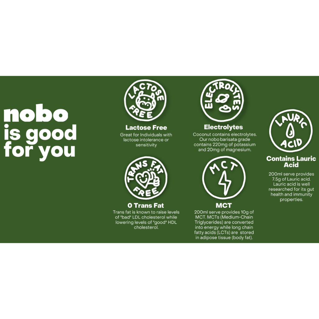 Jual Nobo UHT Coconut Milk Drink Barista Grade 1 L | Minuman Susu ...